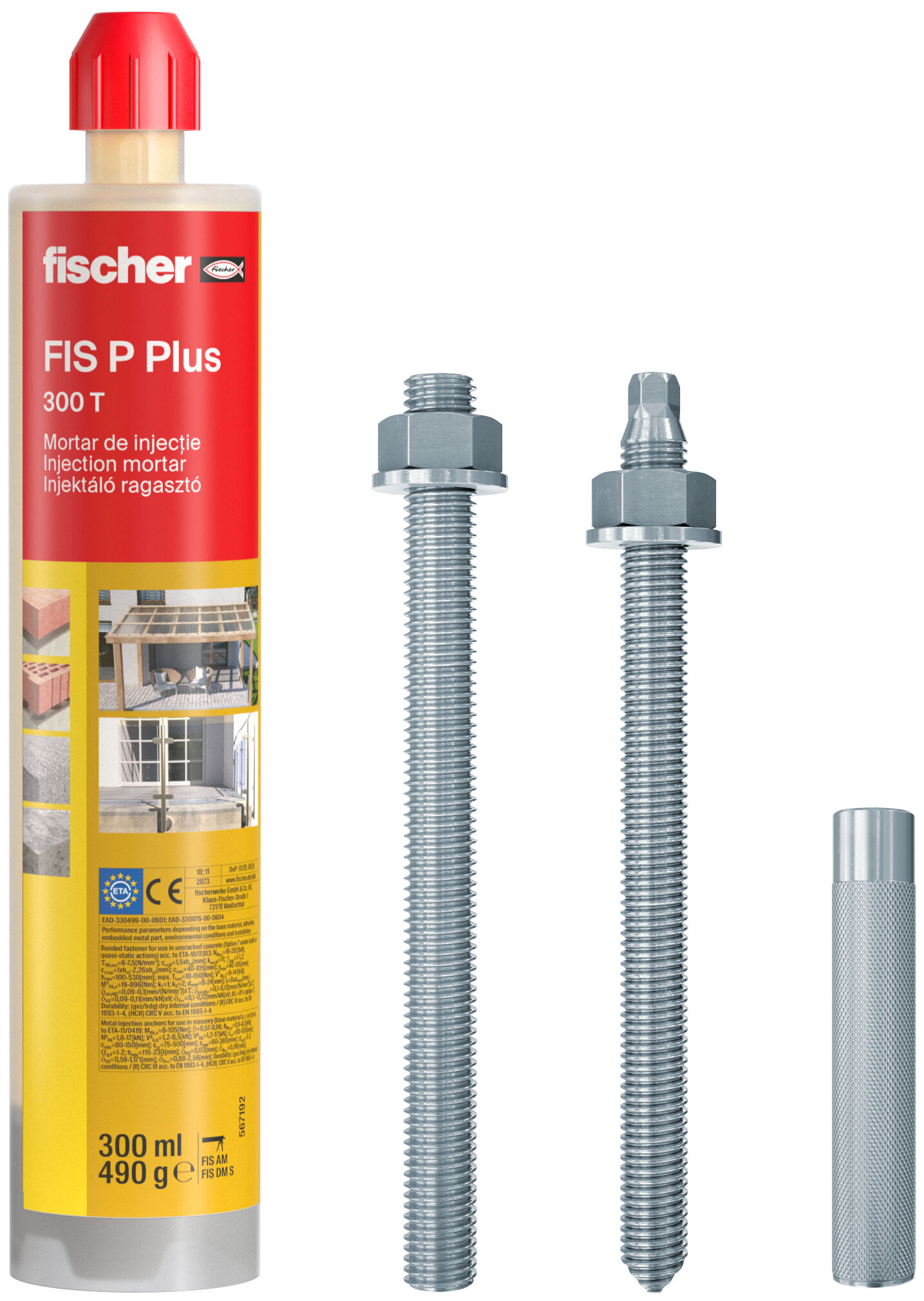 Anclaje químico FIS P Plus fischer group of companies